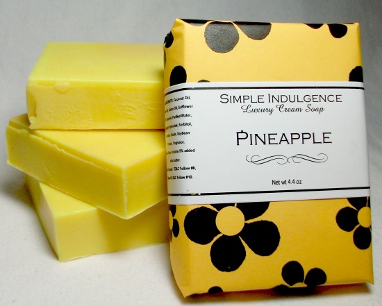 Pineapple Simple Indulgence Handmade Soap Shea Enriched On Luulla